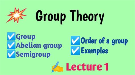 group theory definition of group abelian group semigroup and examples abstract algebra lecture