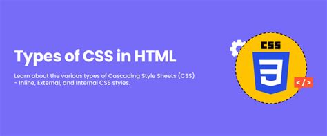 Types Of Css In Html A Comprehensive Guide