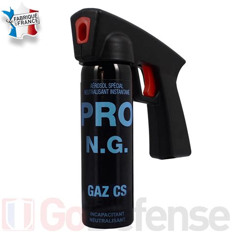 A Rosol De D Fense Pro Ng Gaz Cs Poign E Extincteur Ml Godefense