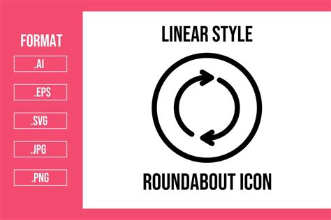 Roundabout Icon Graphic By Mhd Usman00 Creative Fabrica