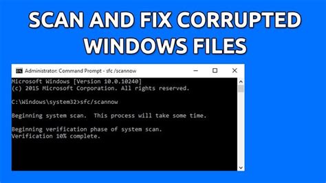 How To Scan And Fix Corrupted Windows Files Freemium World