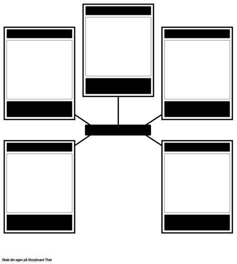 5 Cell Spider Kort Skabelon Storyboard Par Da Examples