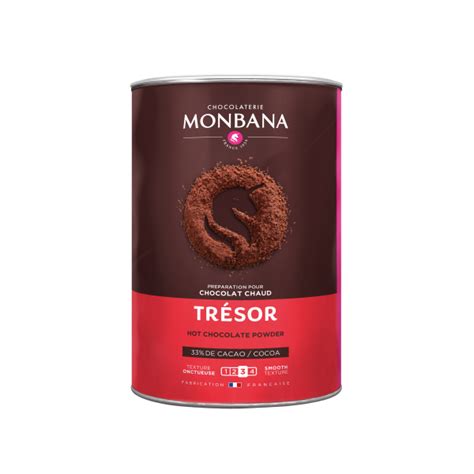 Chocolat en poudre onctueux Trésor de Chocolat Boîte 1 kg Maison VAYEZ