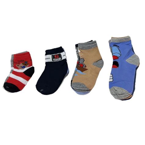 Kit 12 Pares Meia Infantil Estampadinha menino de criança A PRONTA