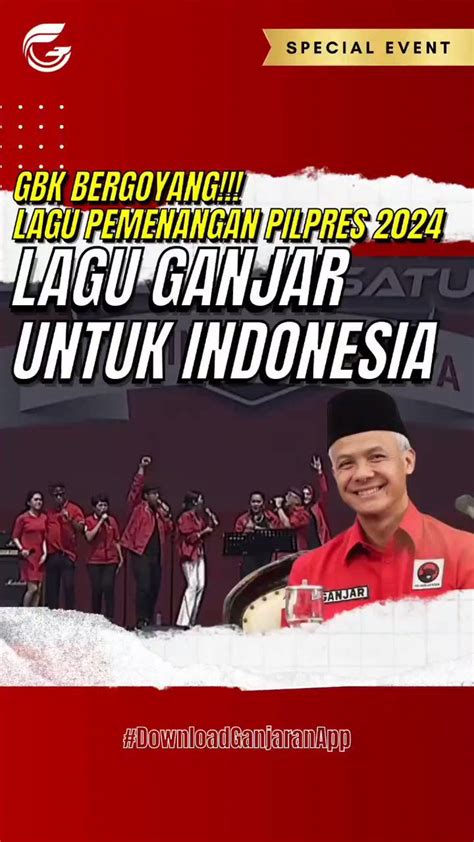 Ganjaran App On Twitter Lagu Ganjar Untuk Indonesia Menjadi Simbol