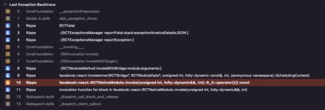 reactjs rtcfatal exception error is instantly crashing my react native app in testflight