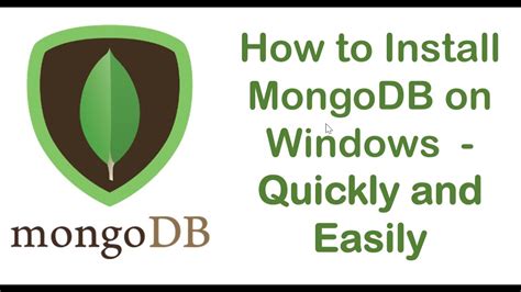 How To Install MongoDB On Windows A Simple Quick Start Guide YouTube