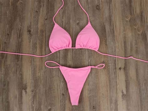 Extreme Micro Bikini Brazillian Bikini Thong Bikini String Etsy Australia