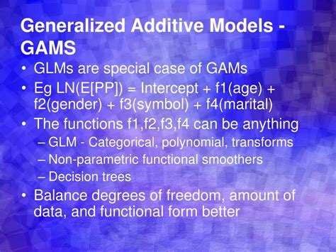 ppt generalized additive models powerpoint presentation free download id 144200