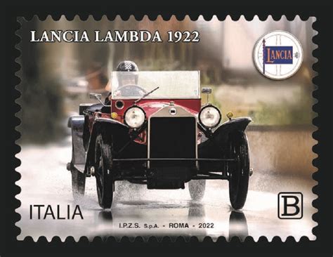 Un Francobollo Per I 100 Anni Della Lancia Lambda Motori Storici