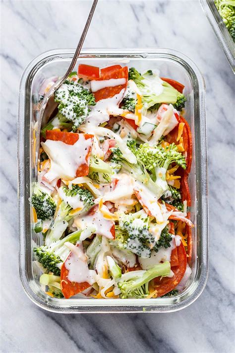 Broccoli Meal Prep Salad Recipe Broccoli Salad Recipe Eatwell101