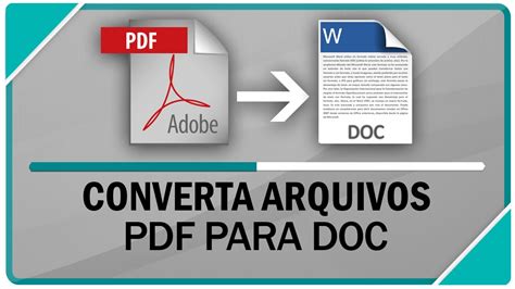 Converter Arquivo Pdf Para Word Funcionando Sem Erros YouTube