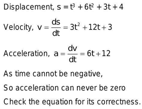 A Particle Moves Along A Straight Line Such That Its Displacement At