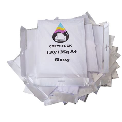 200 folhas Papel Fotográfico 130g 135g Glossy Brilhante A4 Premium