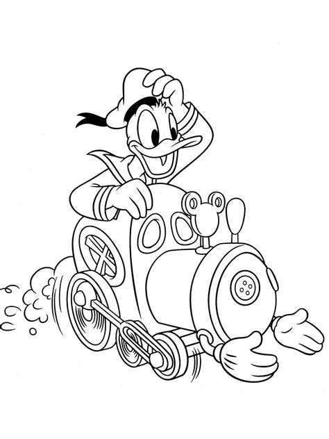 Donald Duck Ausmalbilder Kostenlose Malvorlagen