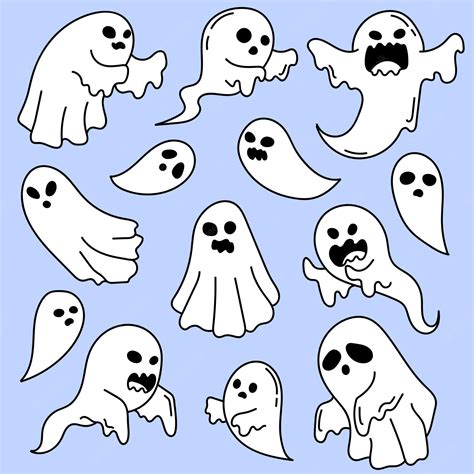 Scary Ghost Clip Art Library