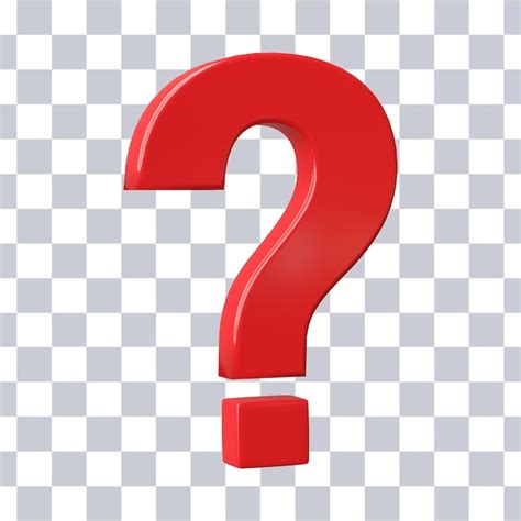Premium PSD 3d Question Mark Icon Or Ask Faq Answer Solution Isolated