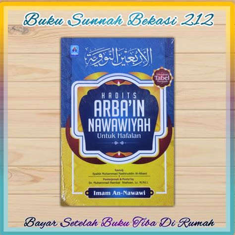 Buku Hadits Arba In Nawawiyah Untuk Hafalan PUSTAKA ARAFAH Lazada