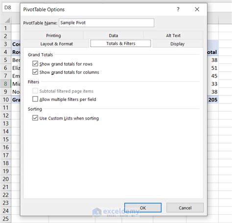 Pivot Table In Excel Create And Explore Exceldemy