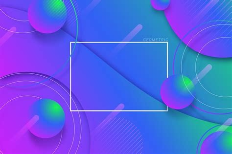 Fondo geométrico degradado Vector Gratis