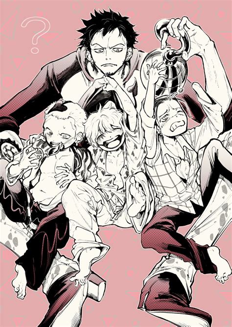 Trafalgar Law Crocodile Donquixote Doflamingo And Donquixote