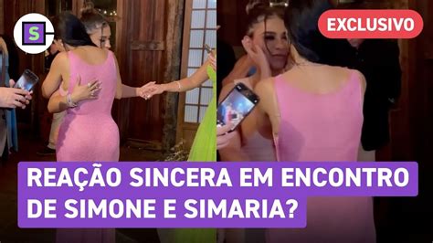 Simone e Simaria se reencontram em casamento do irmão e reação divide