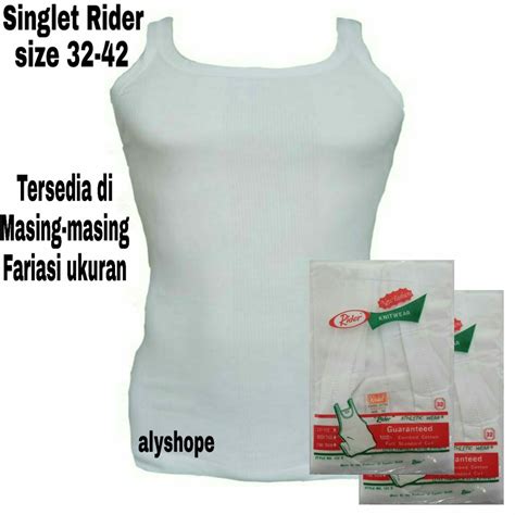Jual Singlet Rider Pakaian Dalam Pria Kaos Kutang Rider Singlet