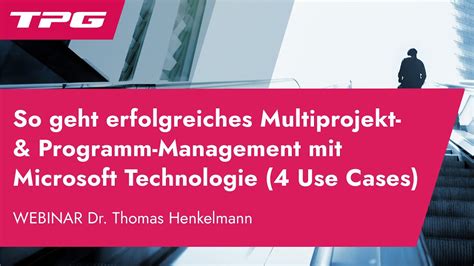 So Geht Programmmanagement Multiprojektmanagement Mit Microsoft