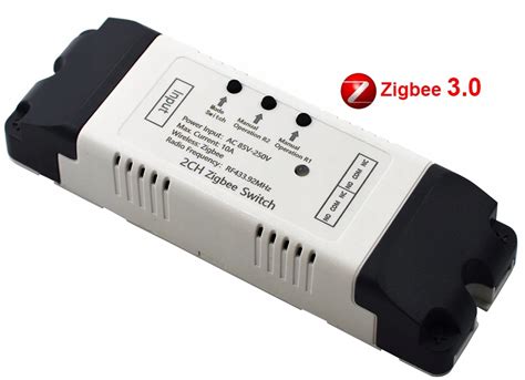 Beznapięciowy przekaźnik sterownik 2ch NC NO Zigbee RF433 5V USB 85