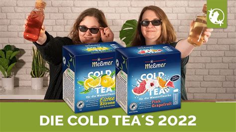Meßmer Cold Tea neue Sorten 2022 im Test Pink Grapefruit Eistee