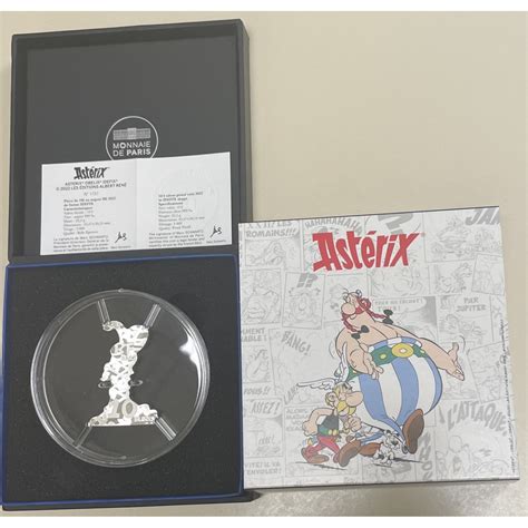10 Euros Argent Astérix 2022 Forme Idéfix