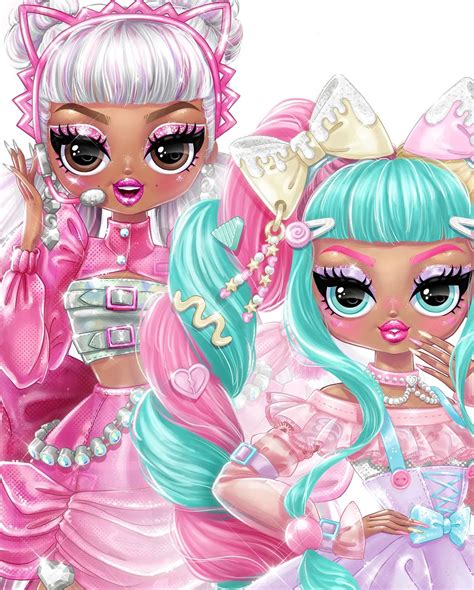 Lol Omg Fierce Series 2 Dolls Kitty K And Candylicious