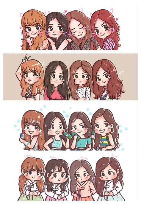 Blackpink Bff Drawings Drawings Of Friends Chibi Drawings Charac