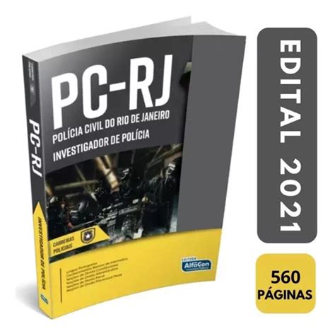 Apostila Pc Rj Investigador Polícia Civil Rj Ed Alfacon MercadoLivre
