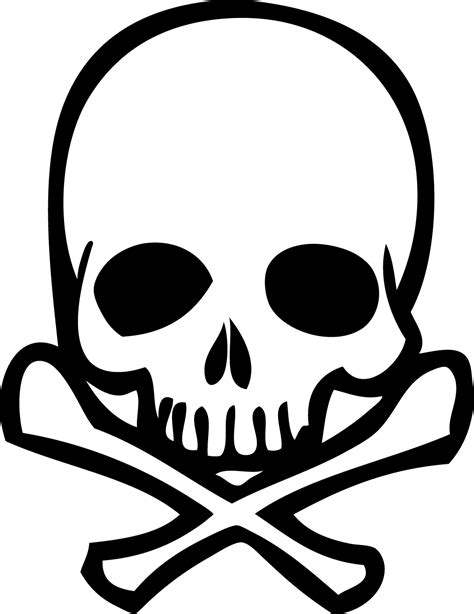Skull And Crossbones Drawing Human Skull Symbolism Clip Art