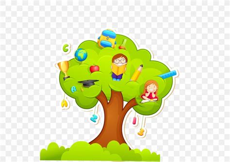 Cartoon Learning Tree PNG 3508x2482px Education Amphibian Art