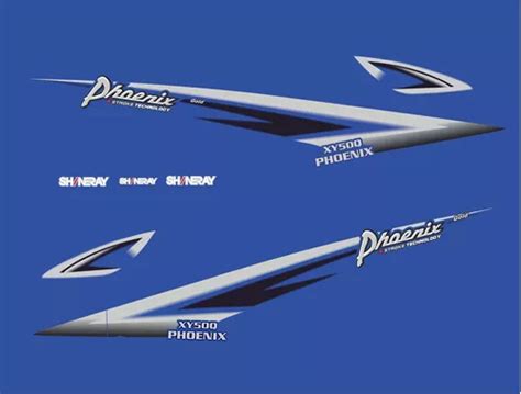 Adesivos Faixas Shineray Phoenix Gold Cc Azul Completo Parcelamento