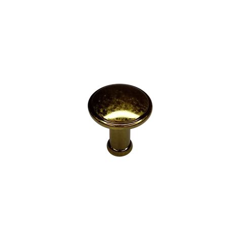 Puxador Ponto Redondo H1085 Ouro Velho Claro Metalsinos Ábile Componentes