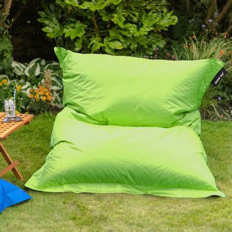 Veeva Bazaar Bag Pouf Géant XXL Coussin de Sol 180cm x 140cm