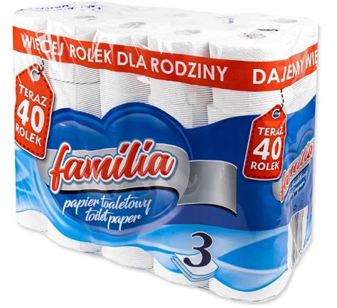 PAPIER TOALETOWY FAMILIA biały 3 warstwy 40 ROLEK Xtech Sklep EMPIK