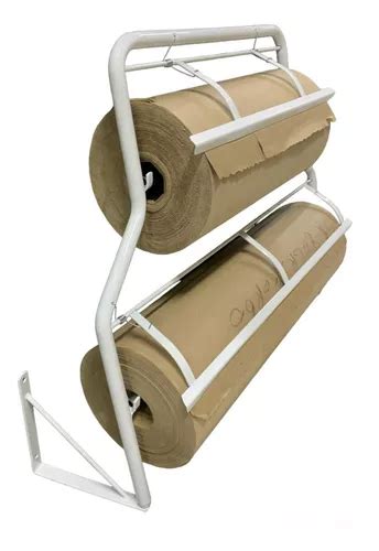 Suporte Bobina Duplo Papel 40 Cm 60 Cm Parede Frete grátis