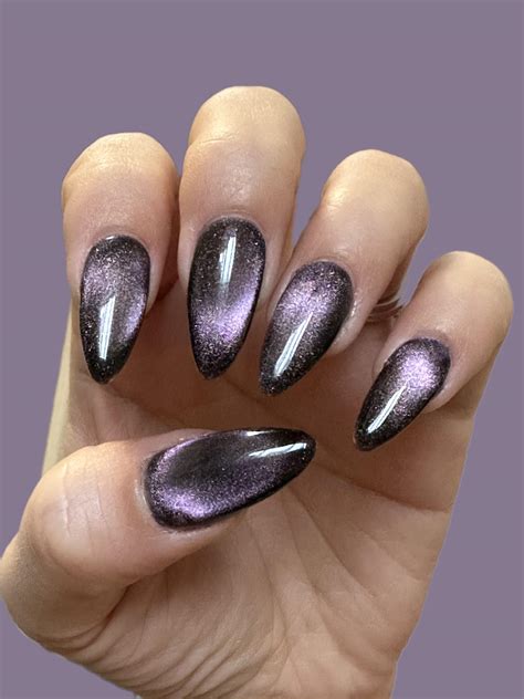 The Hottest Light Pink Cat Eye Gel With Blue Shimmer You Are Out O