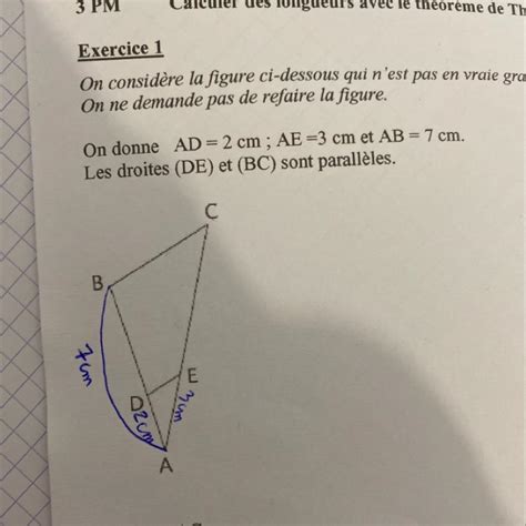 Bonjour Pouvez Vous Maider Svp Cest Pour Lundi Exercice 1 On