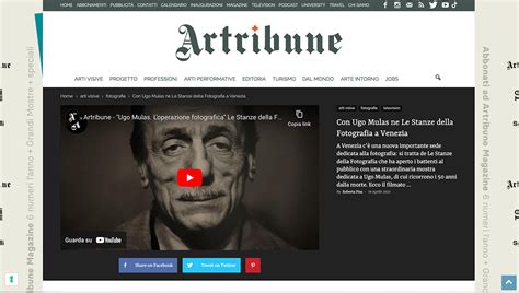 Artribune Con Ugo Mulas Ne Le Stanze Della Fotografia A Venezia Ugo