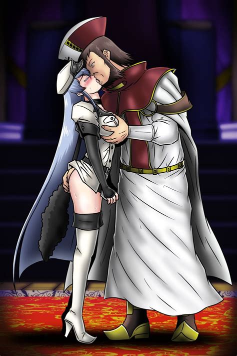 Rule 34 Akame Ga Kill Ass Grab Blue Hair Bolic Breast Grab Esdeath Akame Ga Kill Fondling