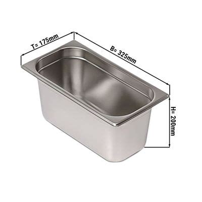 GN Behälter 1 3 Tiefe 200 mm GGM Gastro