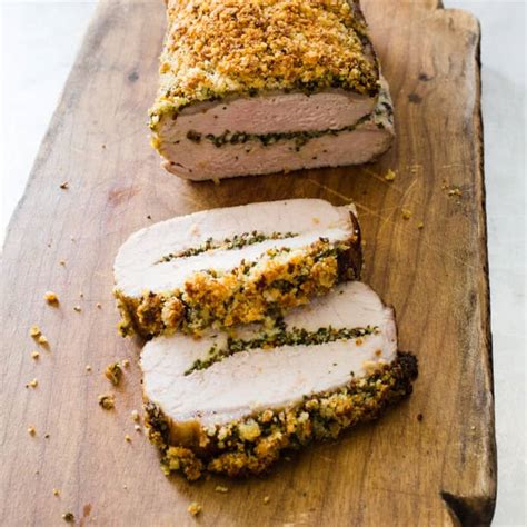 Herb Crusted Pork Roast With Mustard And Caraway America S Test