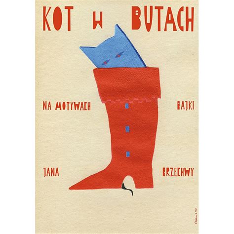 Kot W Butach Plakat Teatralny Sebastian Kubica