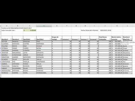 TAA Filtro de texto y de número en una tabla Excel YouTube