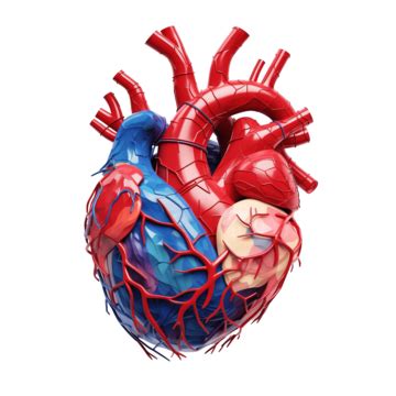 Heart Anatomy Created With Generative Ai Medical Heartbeat Body PNG